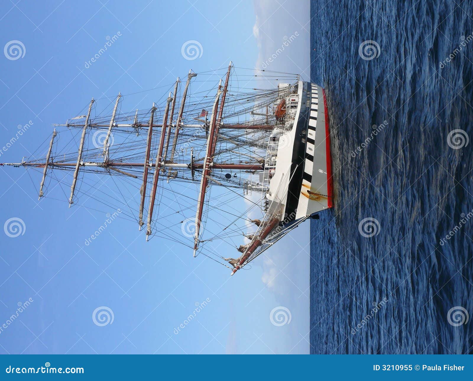 Tall Ship anchored. stock image. Image of holiday, pirate - 3210955