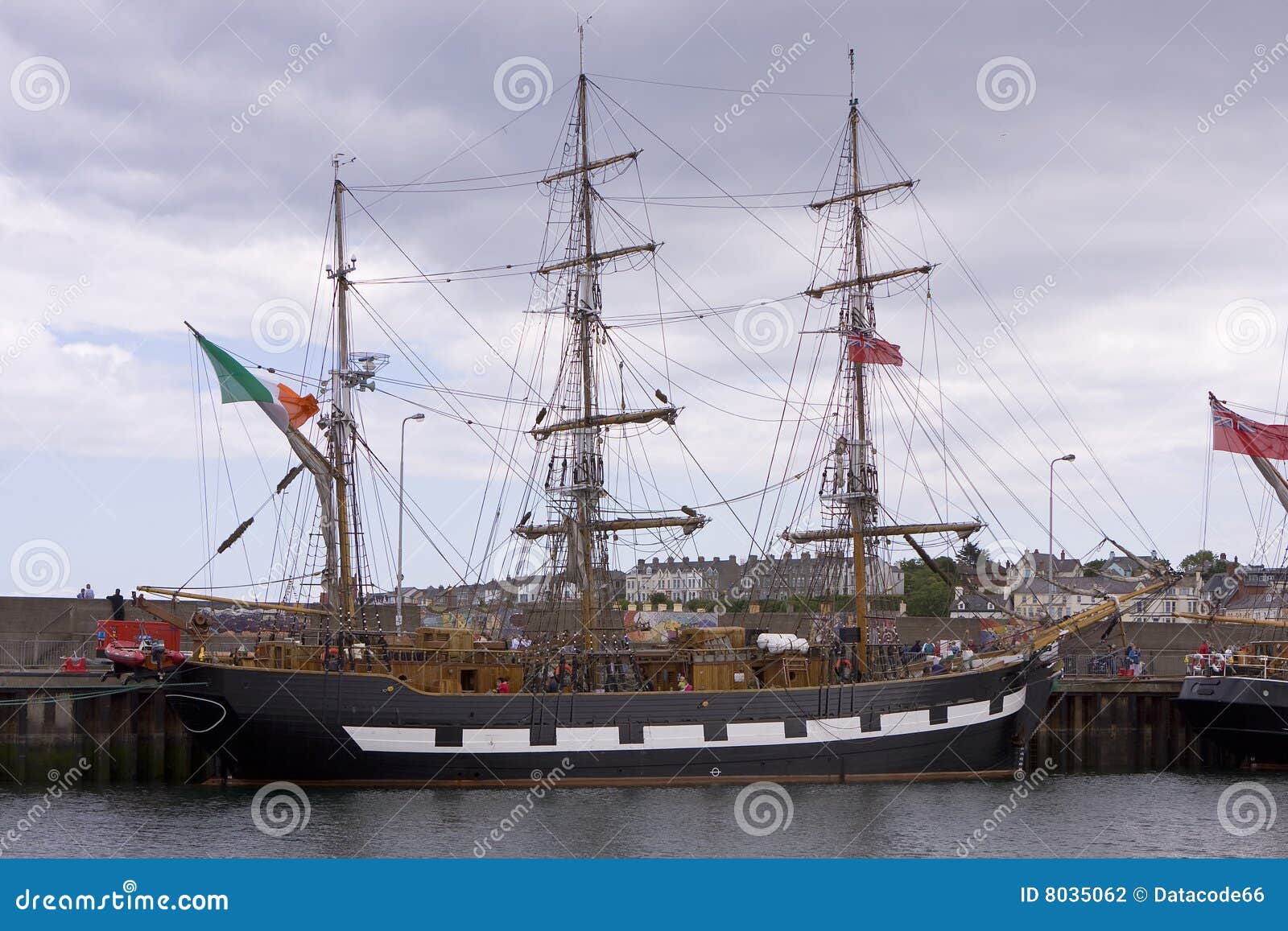 Tall Ship in Bangor Harbour Co.down North Ireland Stock Photo - Image ...