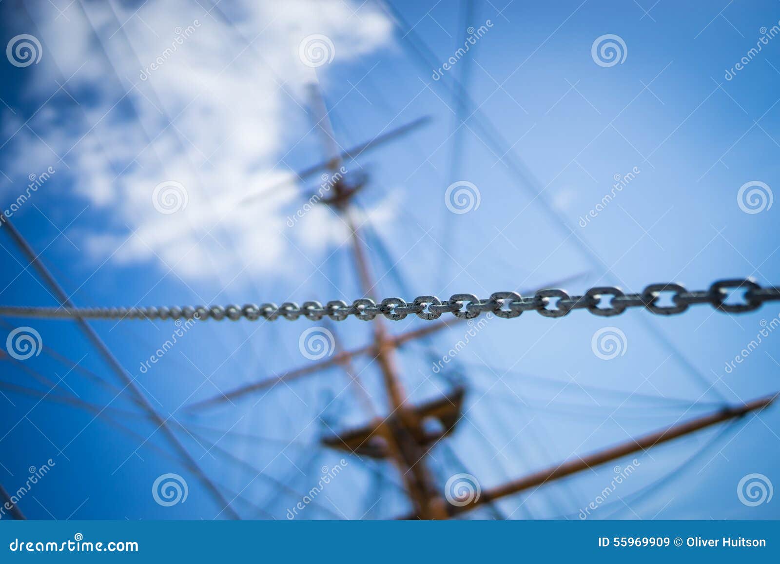 Tall ship chain stock image. Image of sailing, naval - 55969909