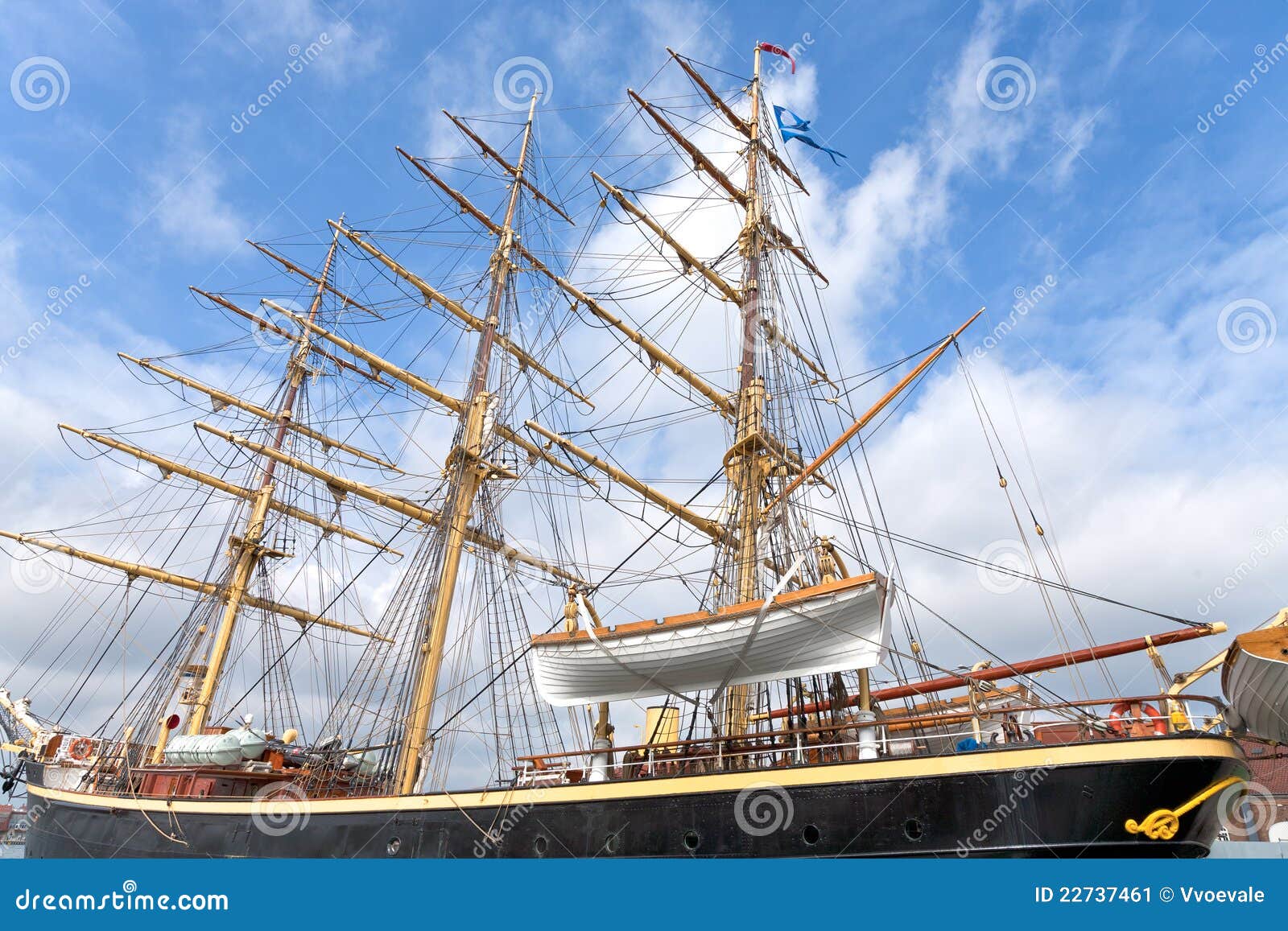 Tall Ship Georg Stage in Copenhagen Stock Image - Image of museum ...
