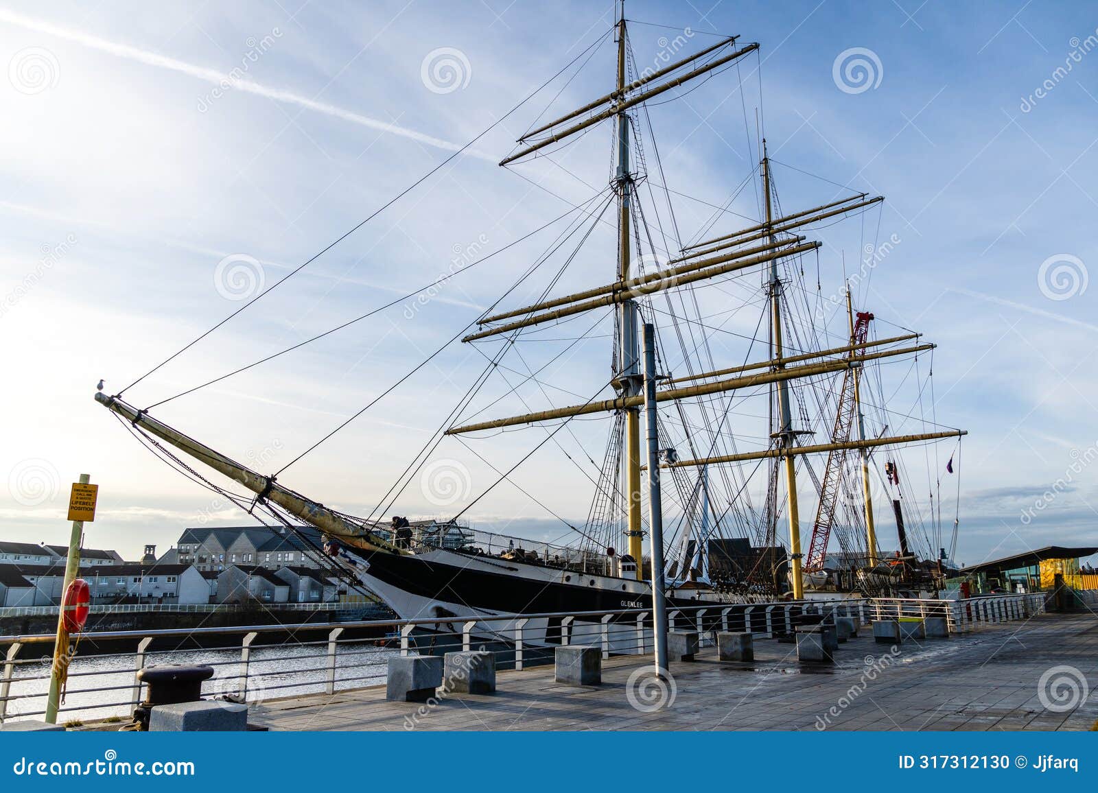 The Tall Ship Glenlee in Glasgow Editorial Image - Image of landmark ...