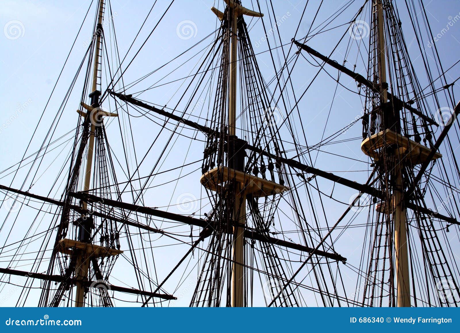 Tall Ship Mast stock photo. Image of sail, seafaring, sailboat - 686340