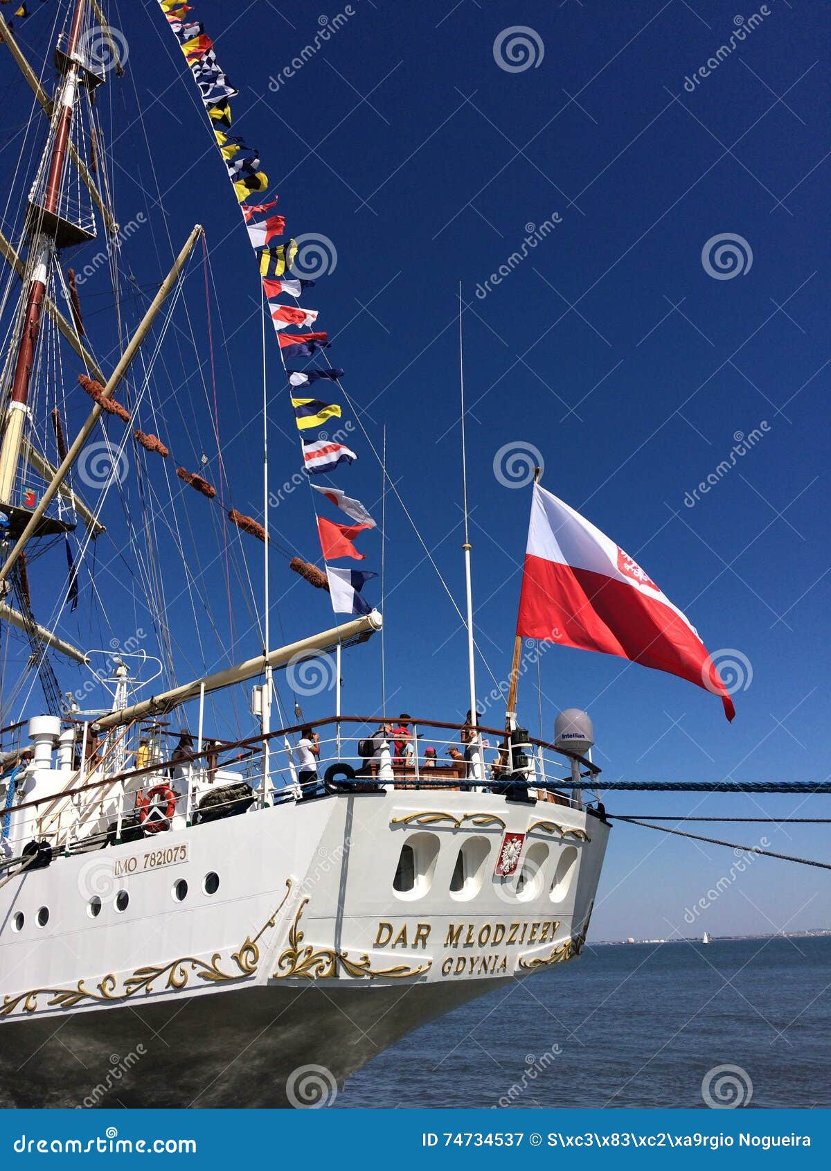 Polish Tall Ship Kapitan Borchard Editorial Image | CartoonDealer.com ...