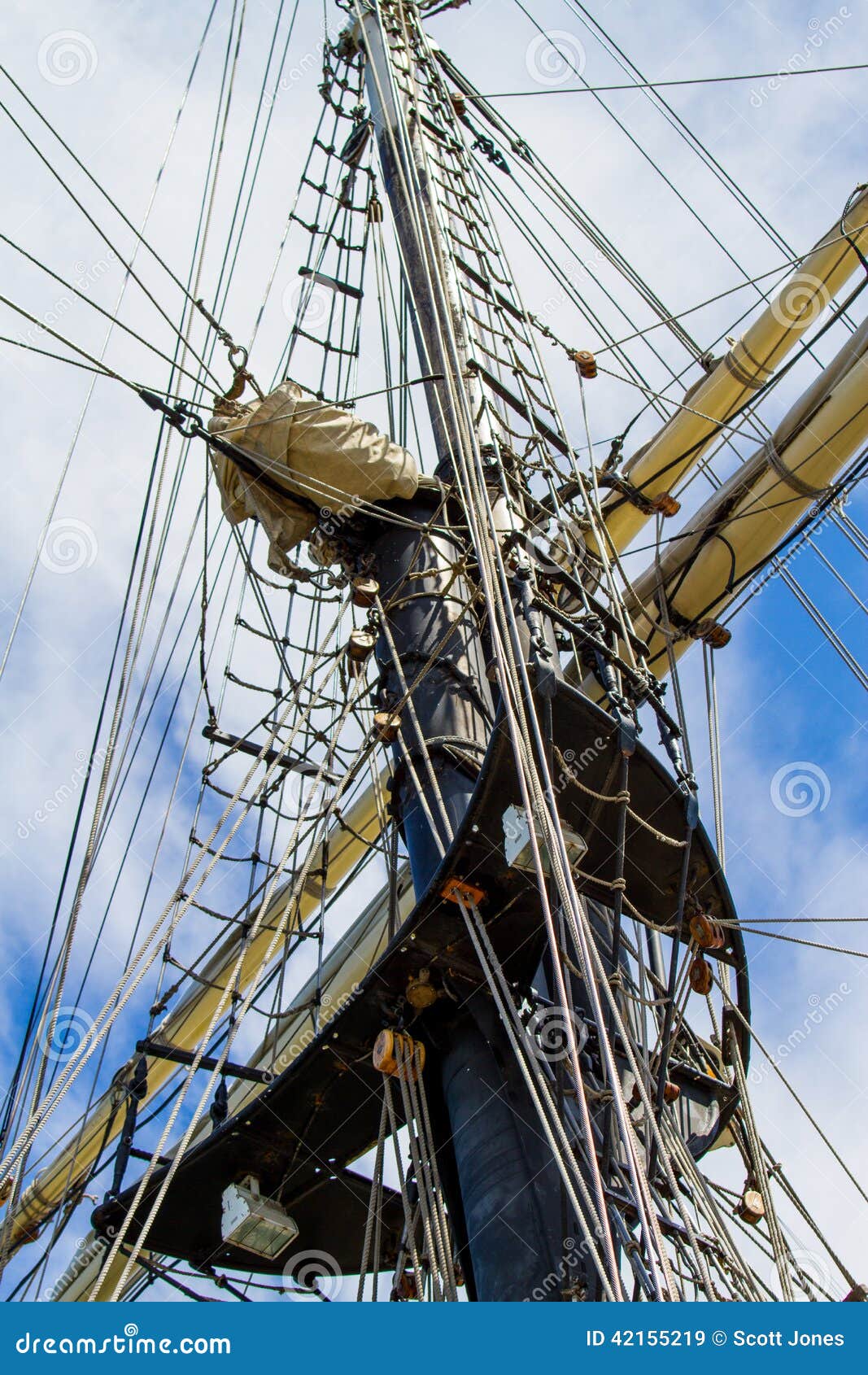 Tall Ship Rigging editorial stock image. Image of tall - 42155219