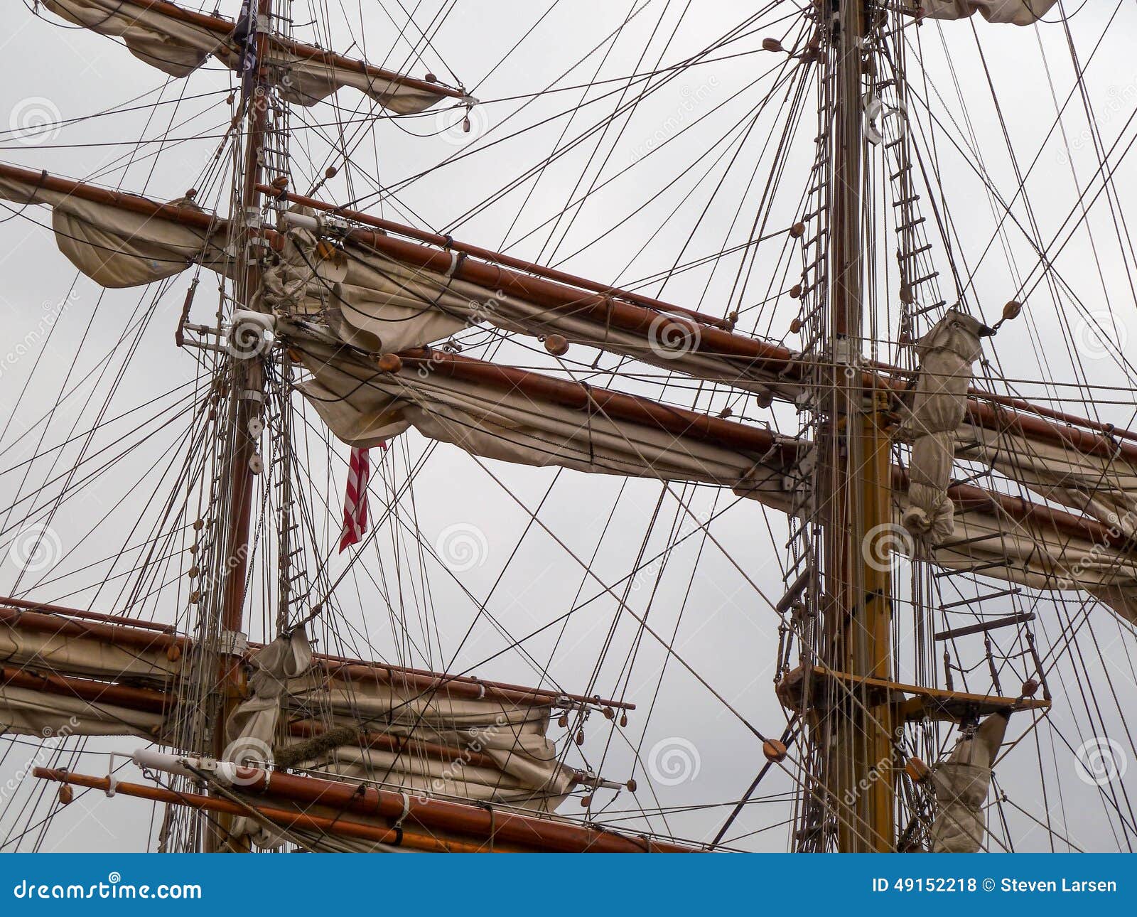 Tall Ship Rigging stock photo. Image of ropes, boats - 49152218