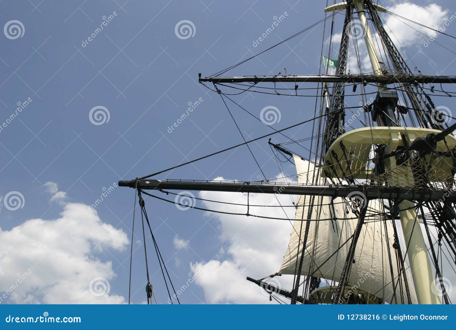 Tall Ship Rigging & Sails Stock Photo - Image of sailing, rigger: 12738216