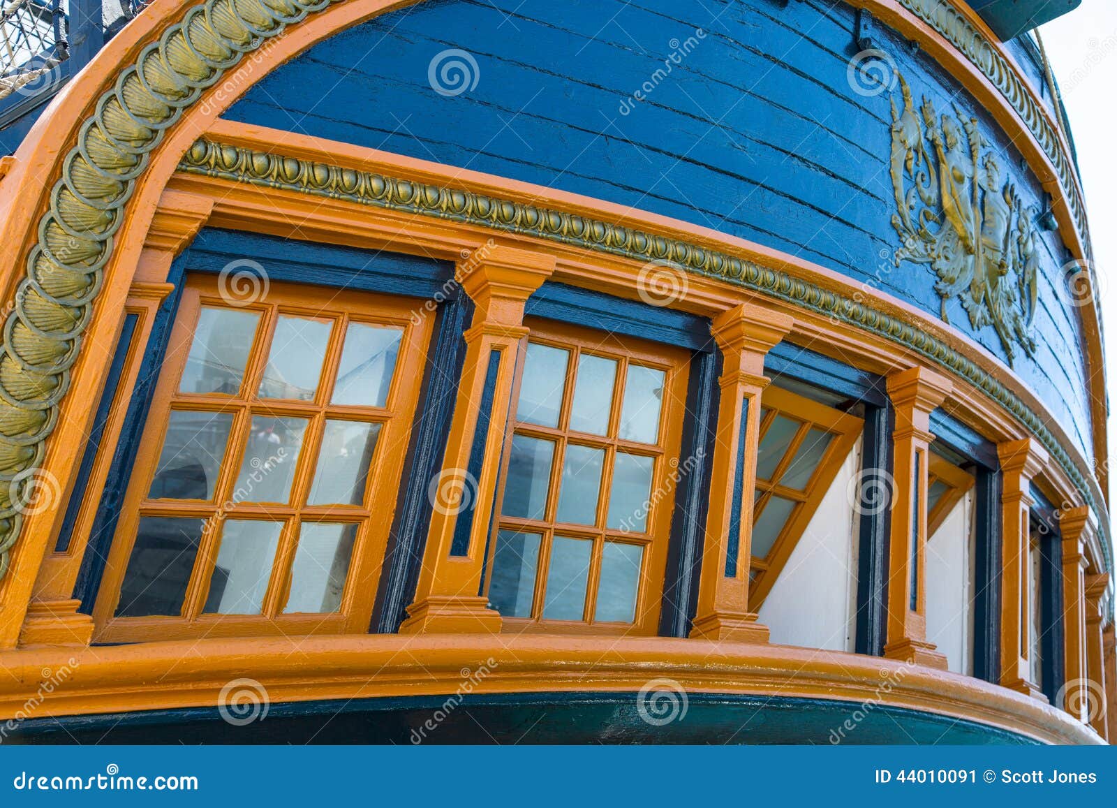 Tall Ship Transom stock image. Image of ship, sail, decoration - 44010091
