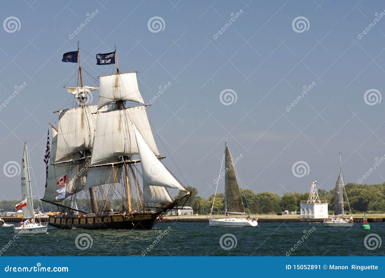 Tall Ships Challenge 2010 - US Brig Niagara Editorial Photo - Image of ...