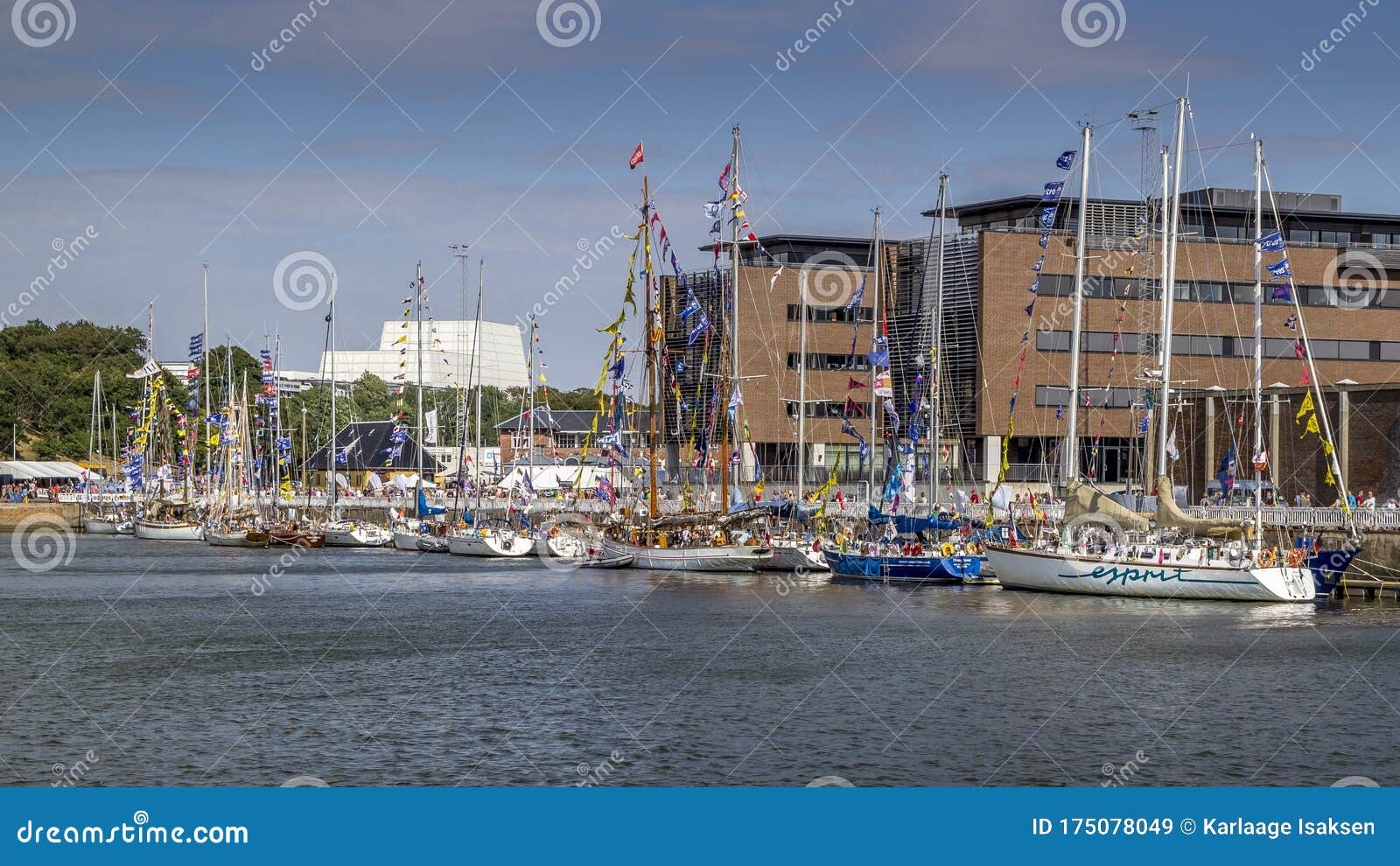 Tall Ships Races in Esbjerg Harbor Editorial Stock Image - Image of ...