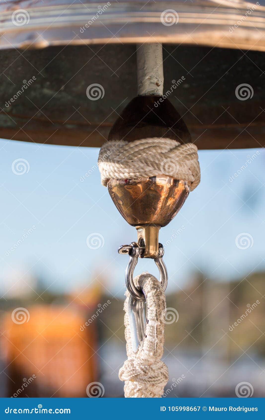 Tall Ships warning bell stock image. Image of nautical - 105998667