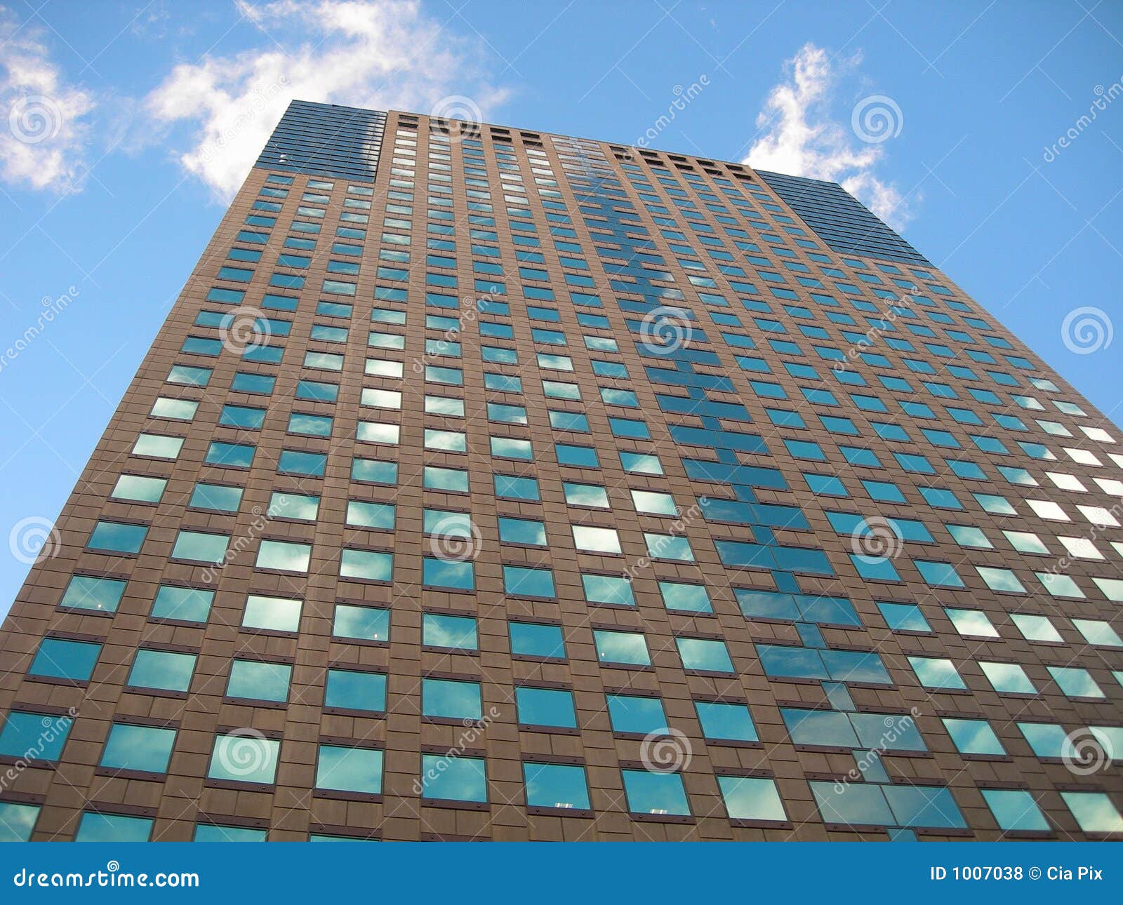 Tall sky scraper building stock photo. Image of glass - 1007038