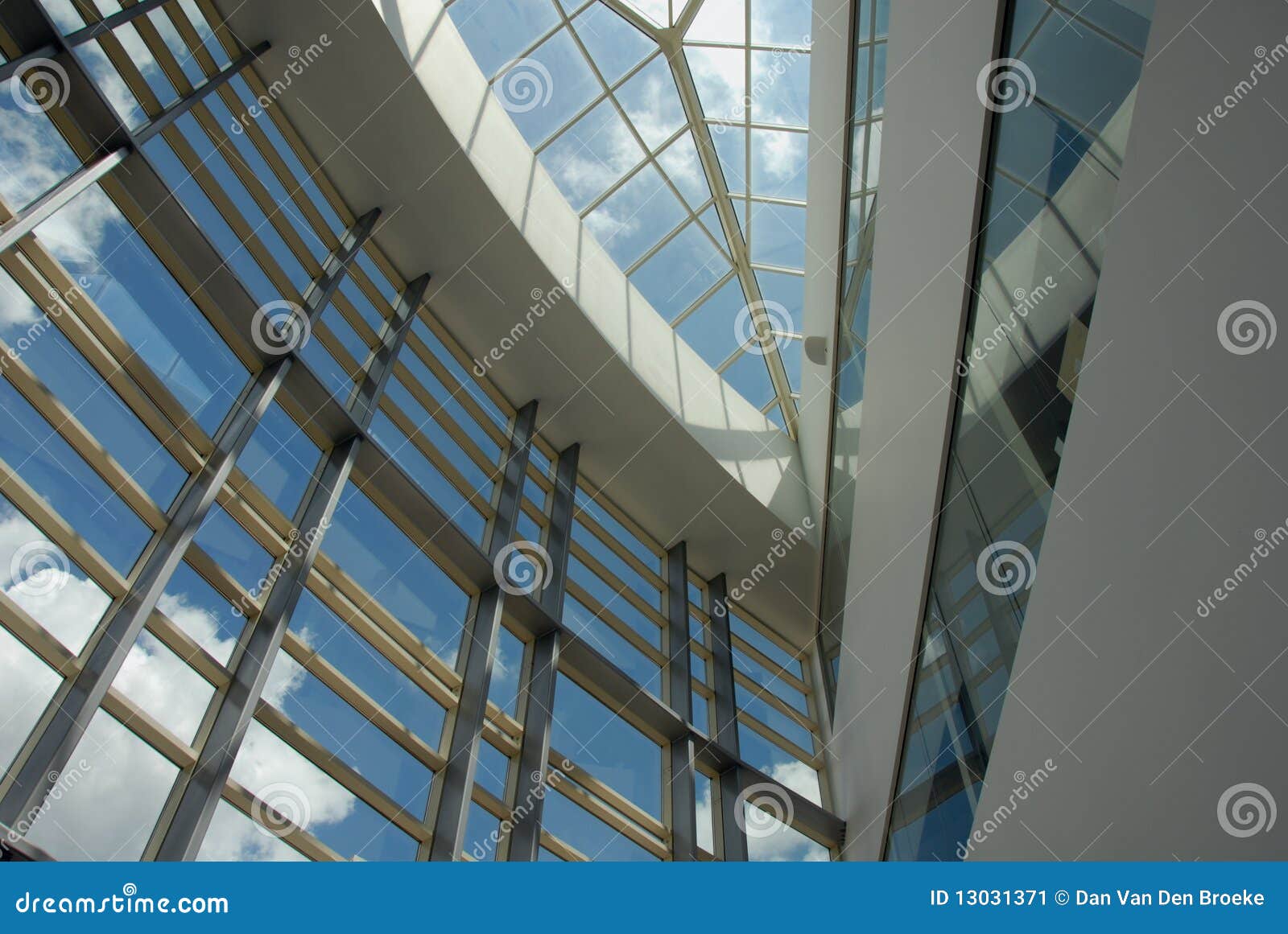 Tall skylight stock image. Image of city, indoors, futuristic - 13031371