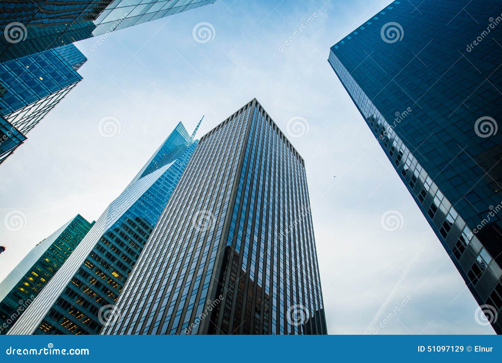 Tall skyscrapers shot stock image. Image of panorama - 51097129
