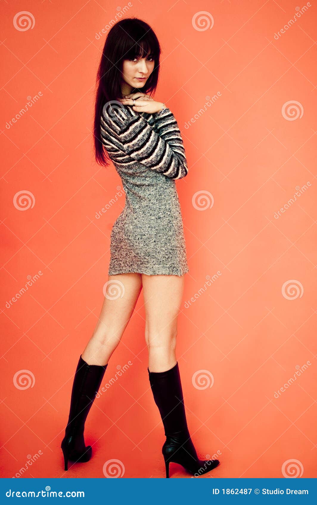 Tall and slim. stock image. Image of adult, dressed, cosmopolitan - 1862487