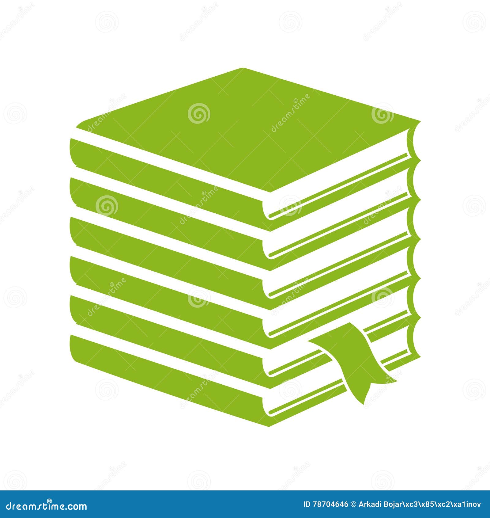 Tall stack of books stock vector. Illustration of graphic - 78704646