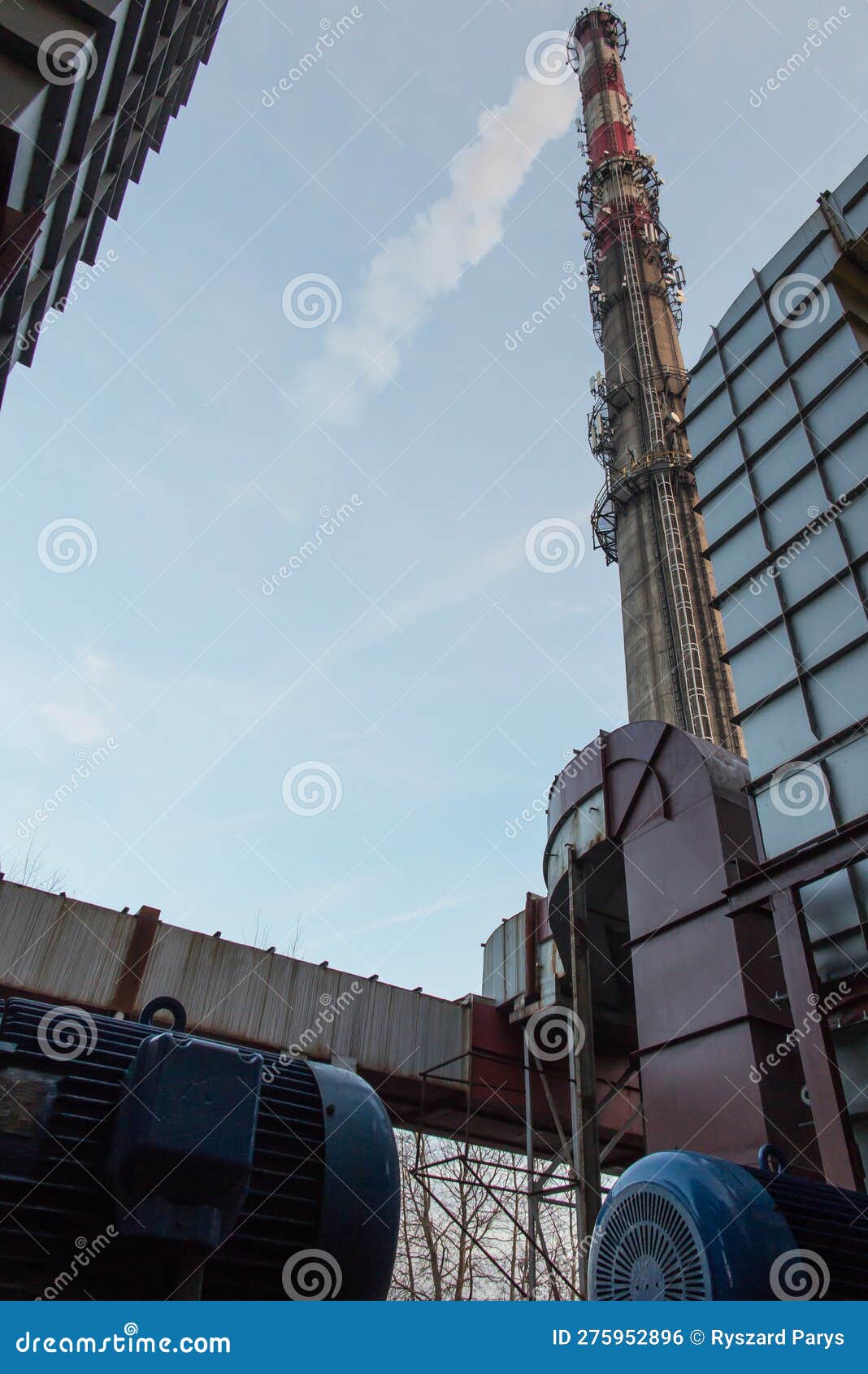 Tall Stack of Concrete with Built Additional Antennas Stock Photo ...