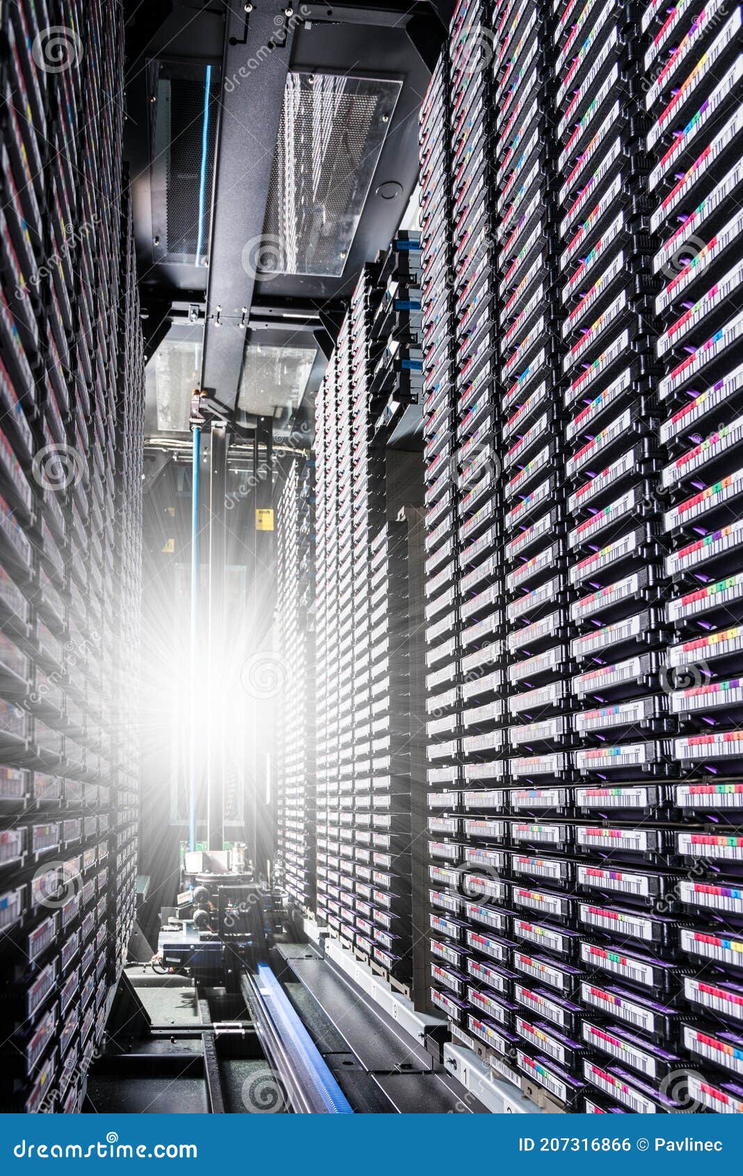 Tall stacks of hard drives stock photo. Image of cloud - 207316866