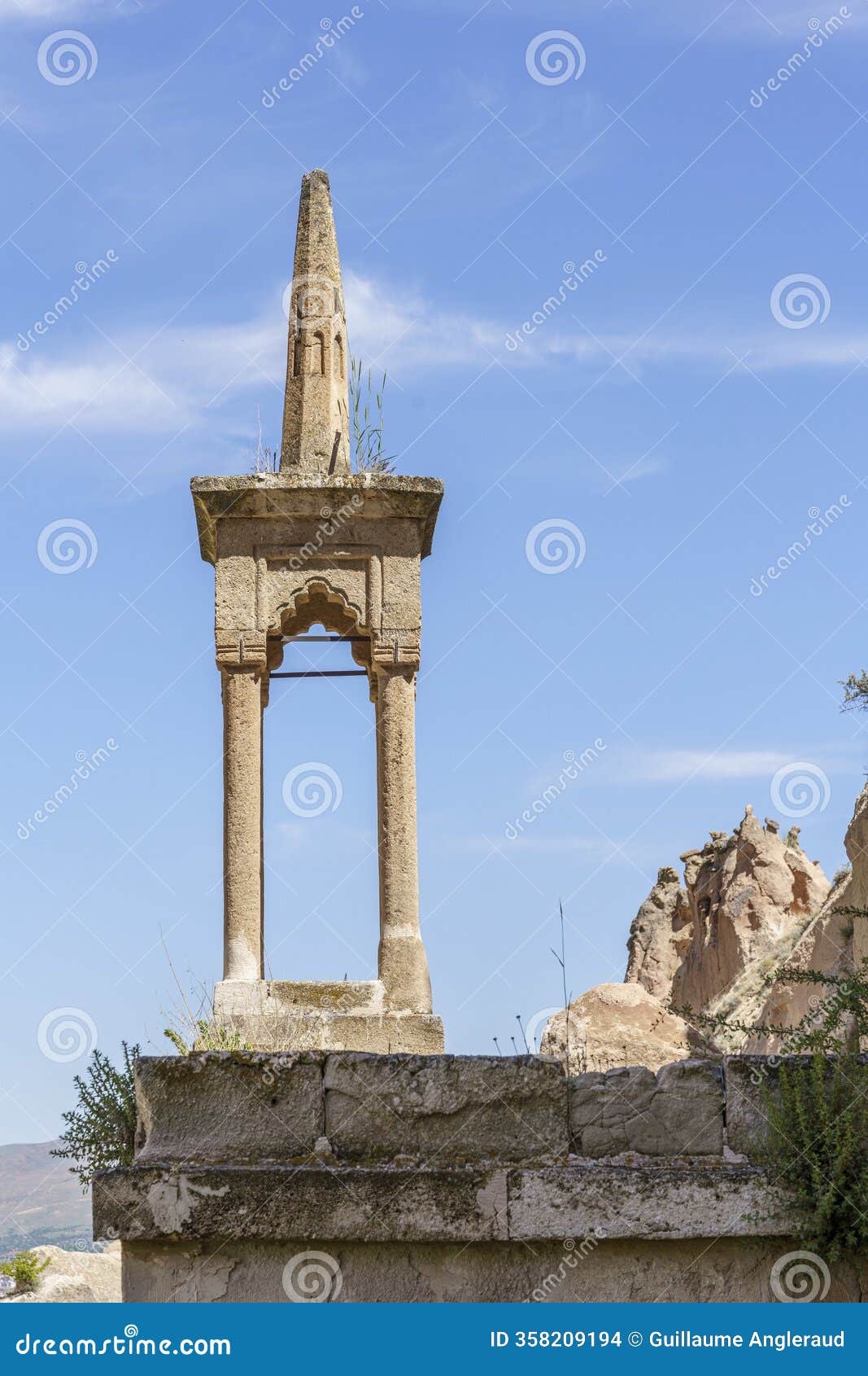 Turkey - Cappadocia - Zelve Historical Mosque Stock Photo - Image of ...