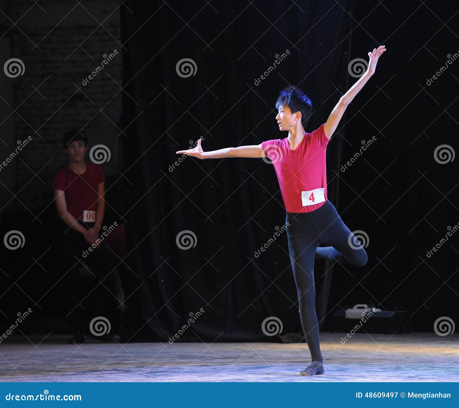 Tall and Straight-the Basic Skill of Dance Training Editorial ...