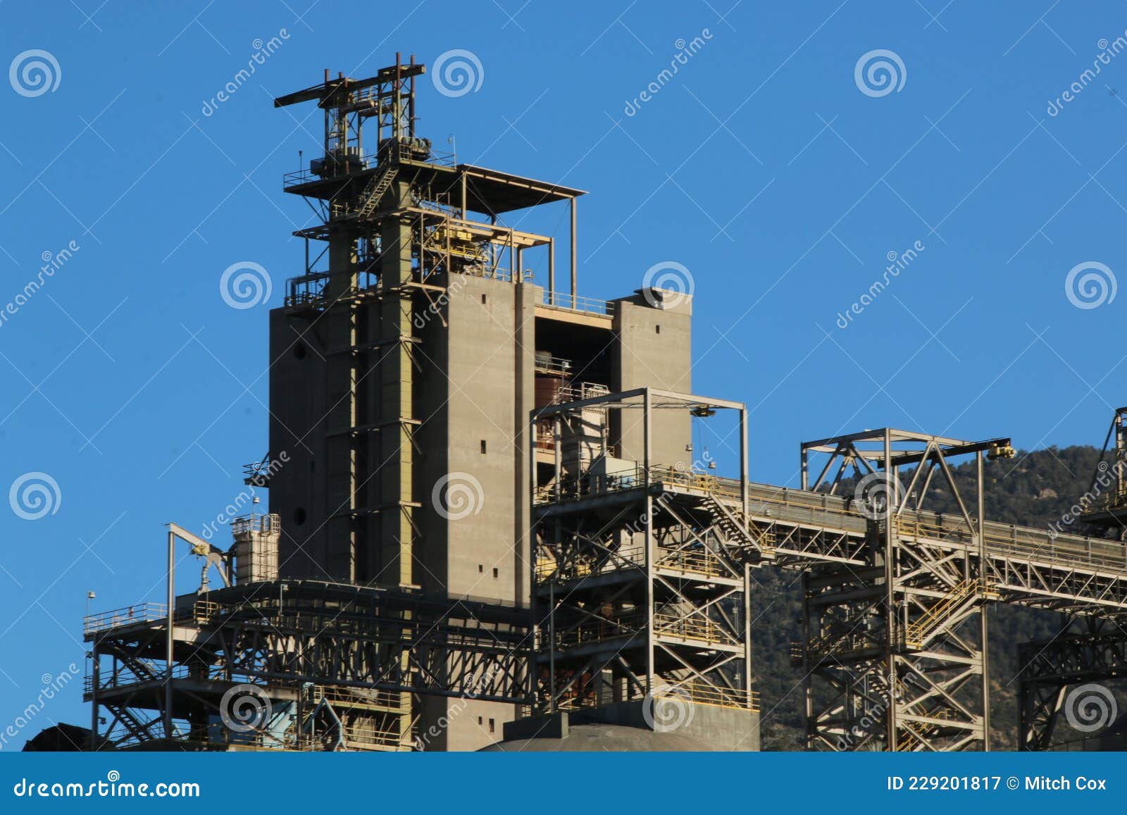 Mine Tower stock image. Image of tall, construction - 229201817