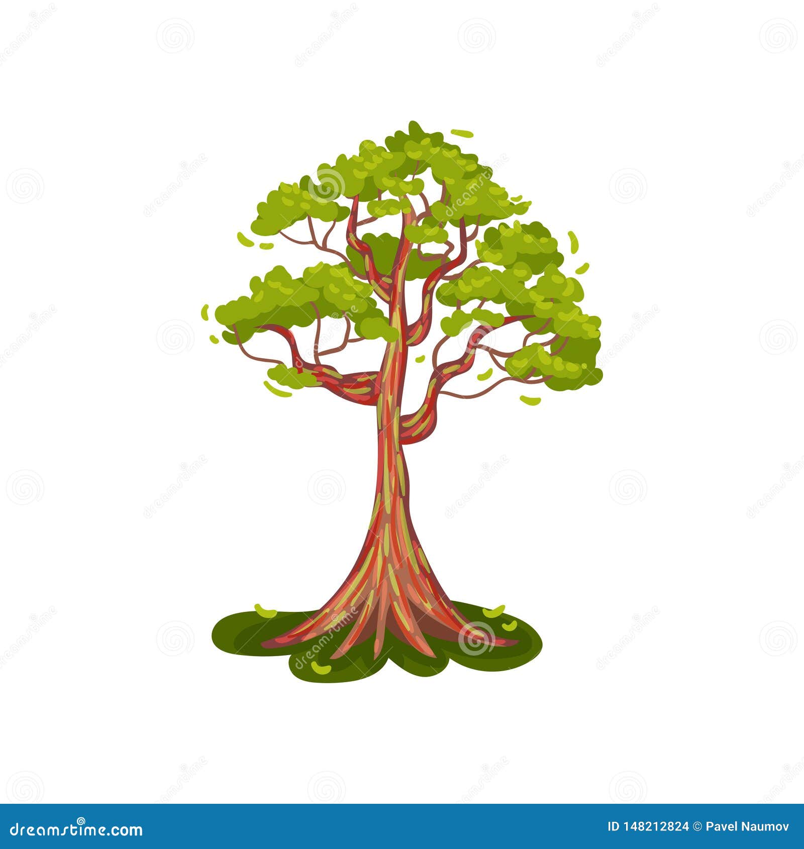 Thick Tree Branches Vector