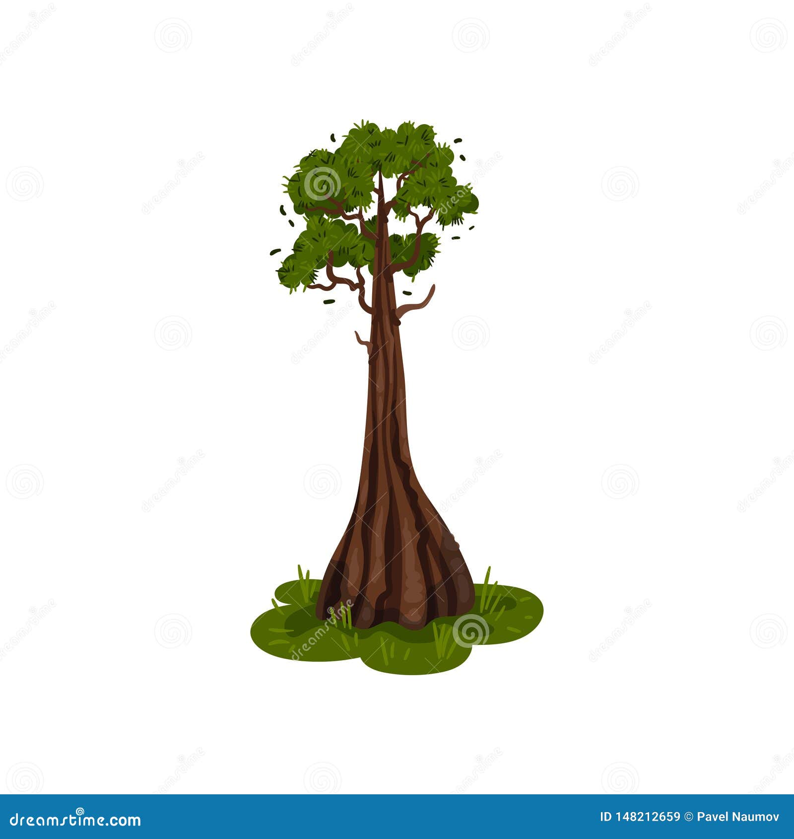 Thick Tree Branches Vector