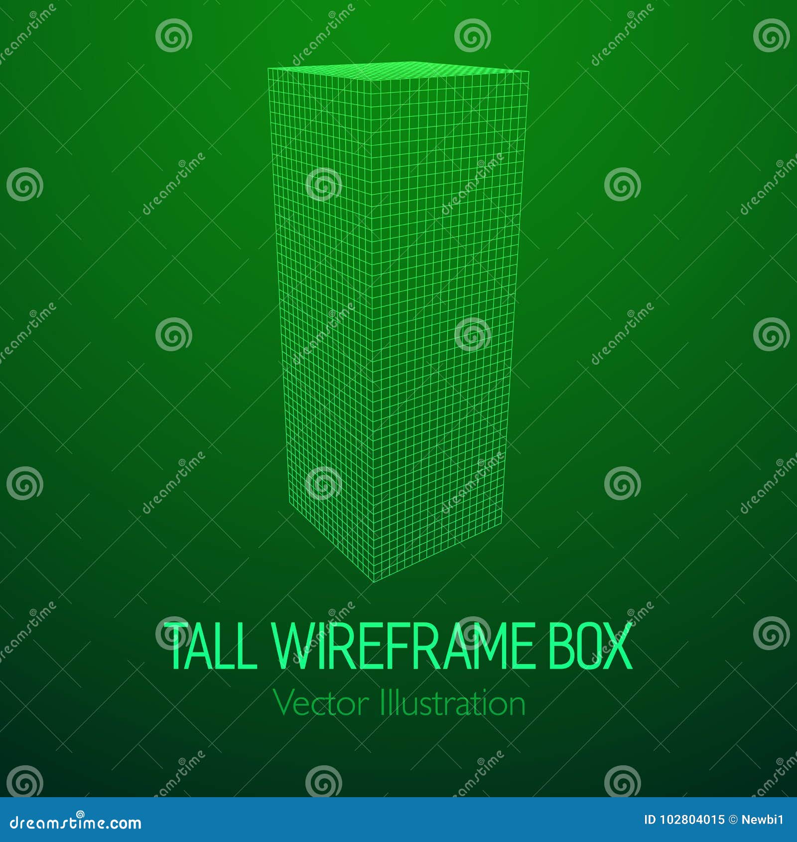 Tall Vertical Rectangle Box Stock Vector - Illustration of frame ...