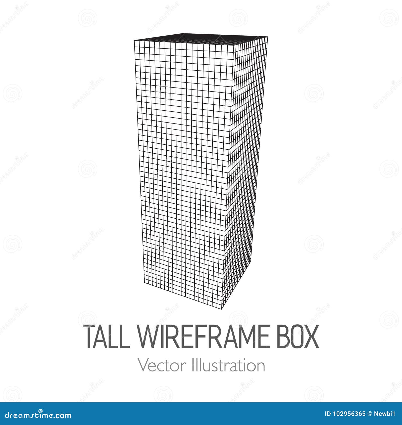 Tall Vertical Rectangle Box Stock Vector - Illustration of store, frame ...