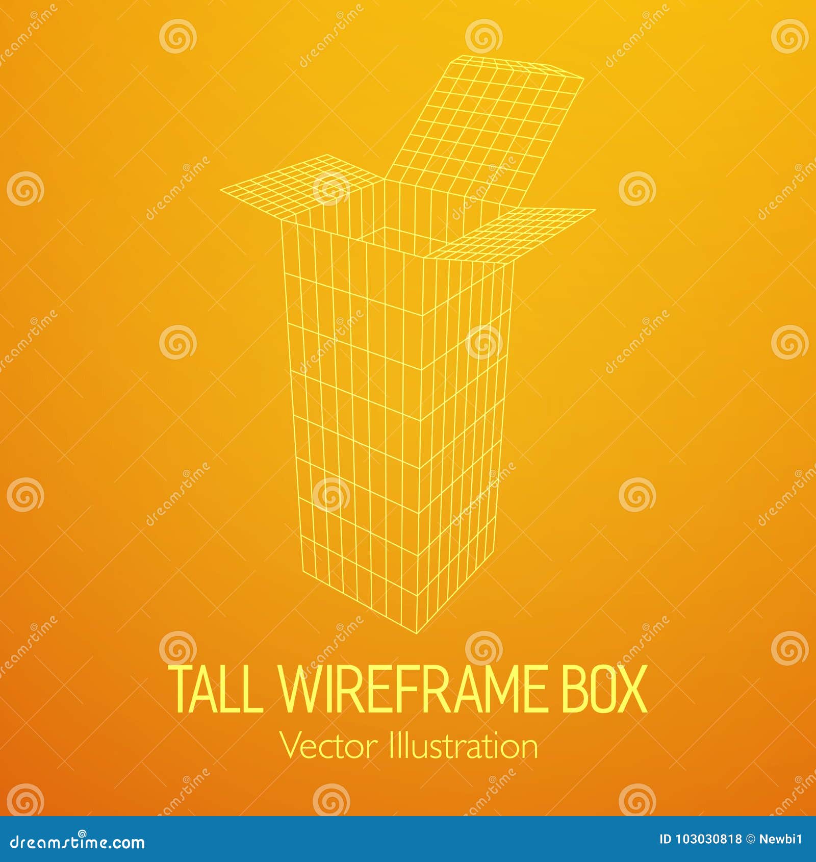 Tall Vertical Rectangle Box Stock Vector - Illustration of frame ...