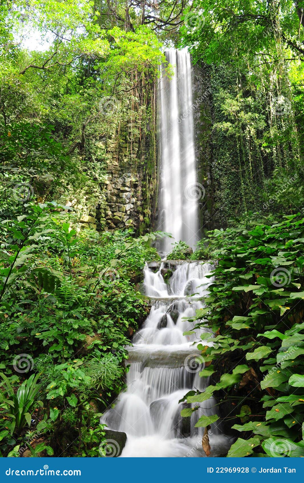 Tall waterfall stock photo. Image of spectacular, falls - 22969928