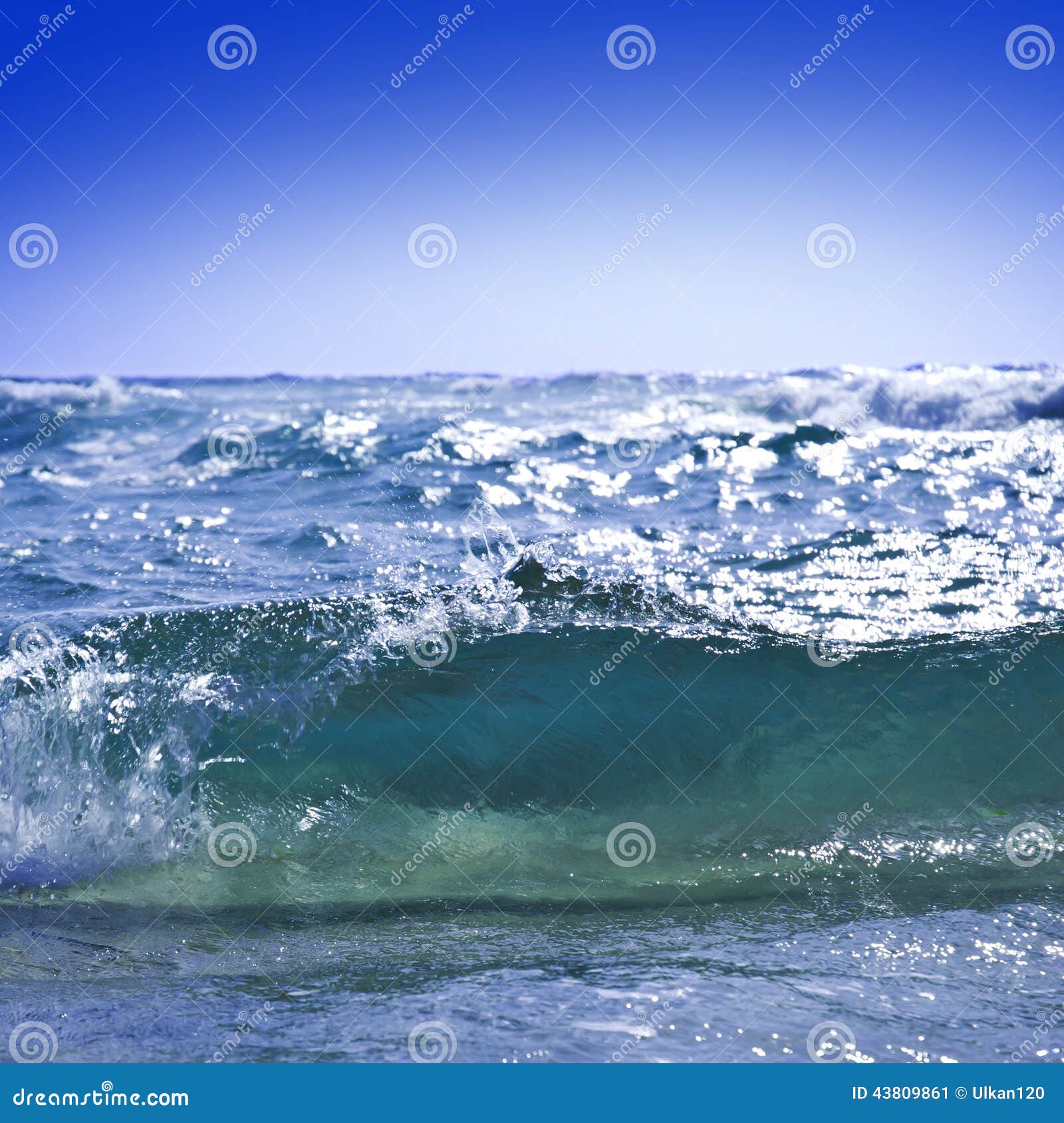 Tall waves stock image. Image of clear, reflect, nature - 43809861