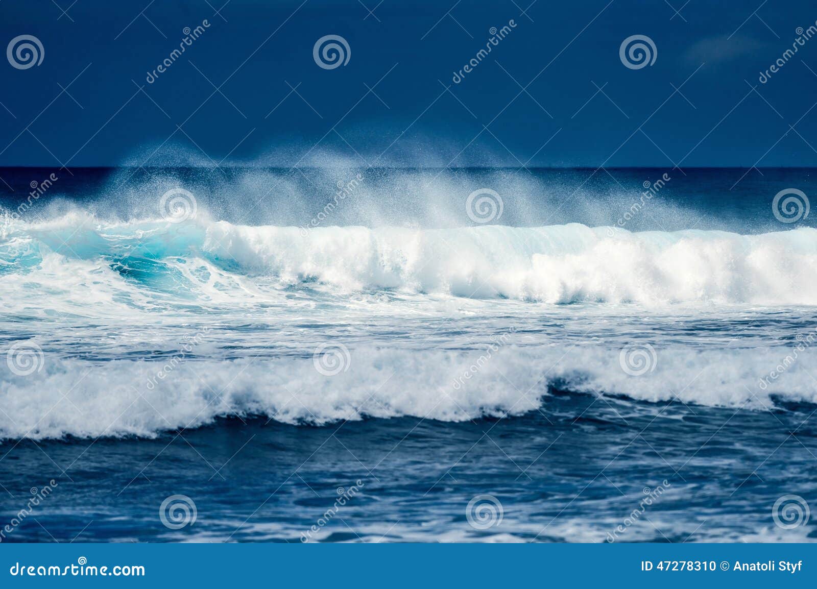 Tall Waves stock photo. Image of outdoor, smooth, seashore - 47278310