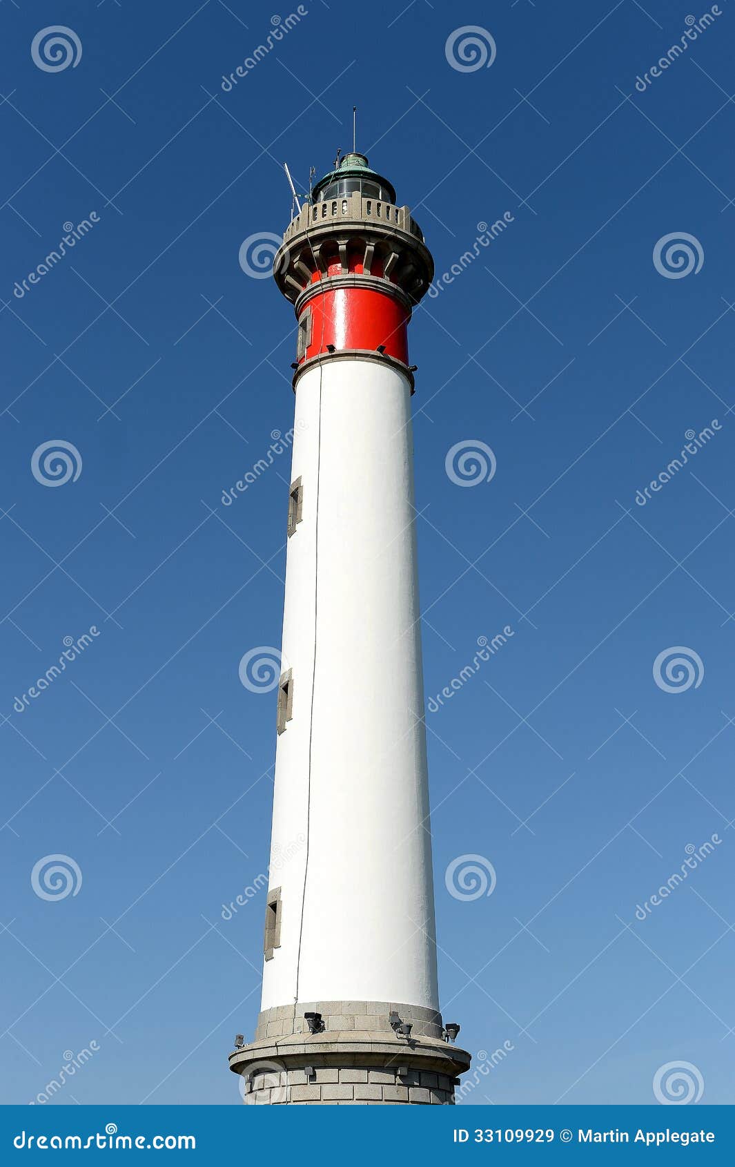 Tall white lighthouse stock image. Image of light, lamp - 33109929