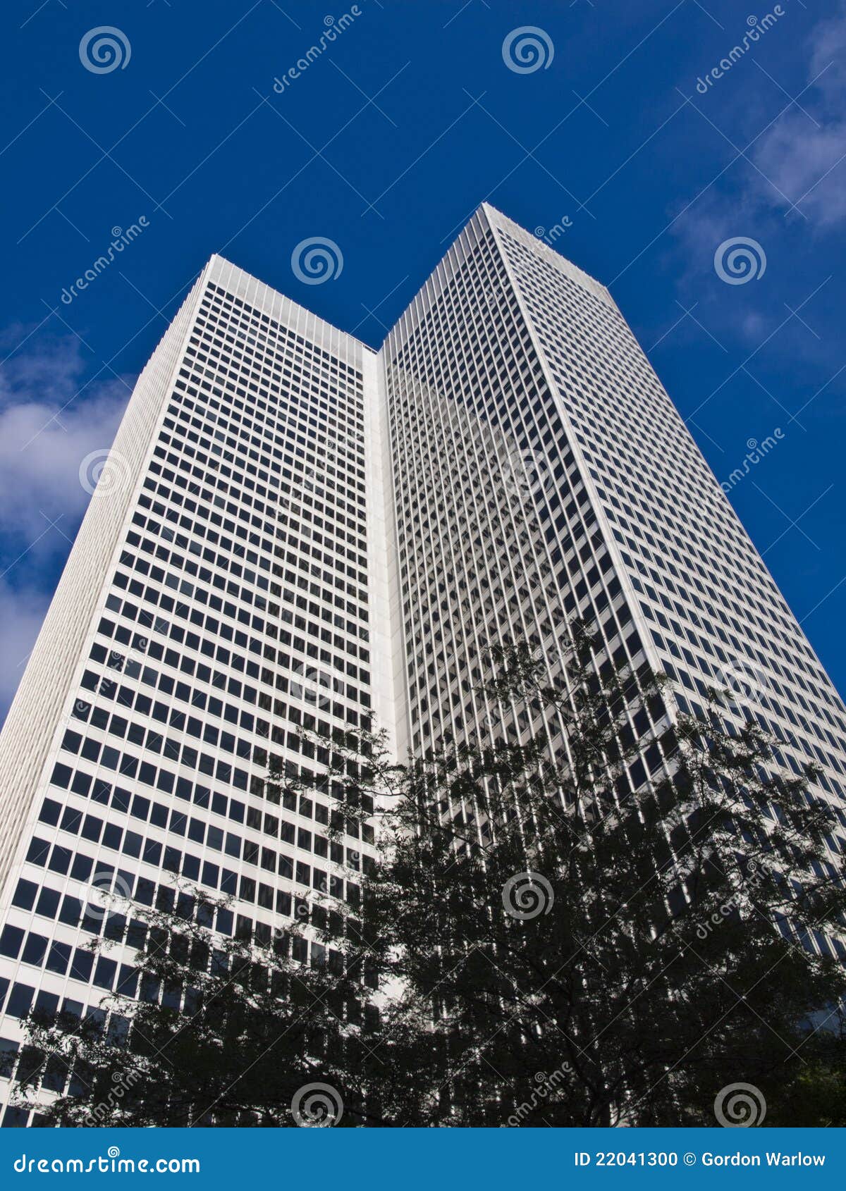 Tall White Skyscraper stock photo. Image of building - 22041300