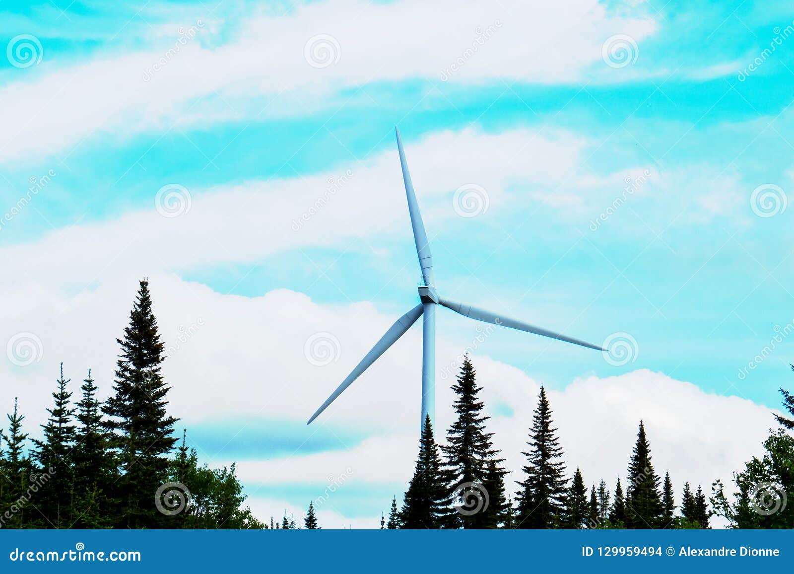 Tall Wind Turbine Shapes Cityscape Renewable Energy Transition E Stock ...
