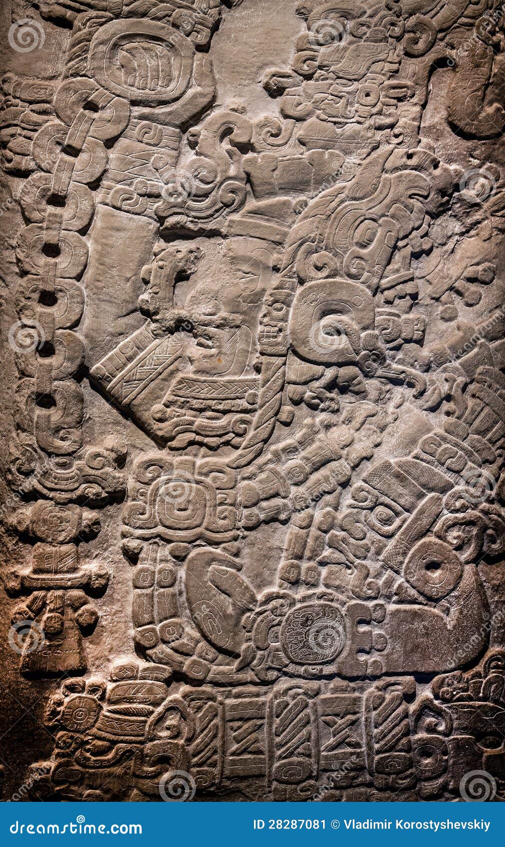 Talla De Piedra Maya Antigua Imagen de archivo - Imagen de antiguo ...