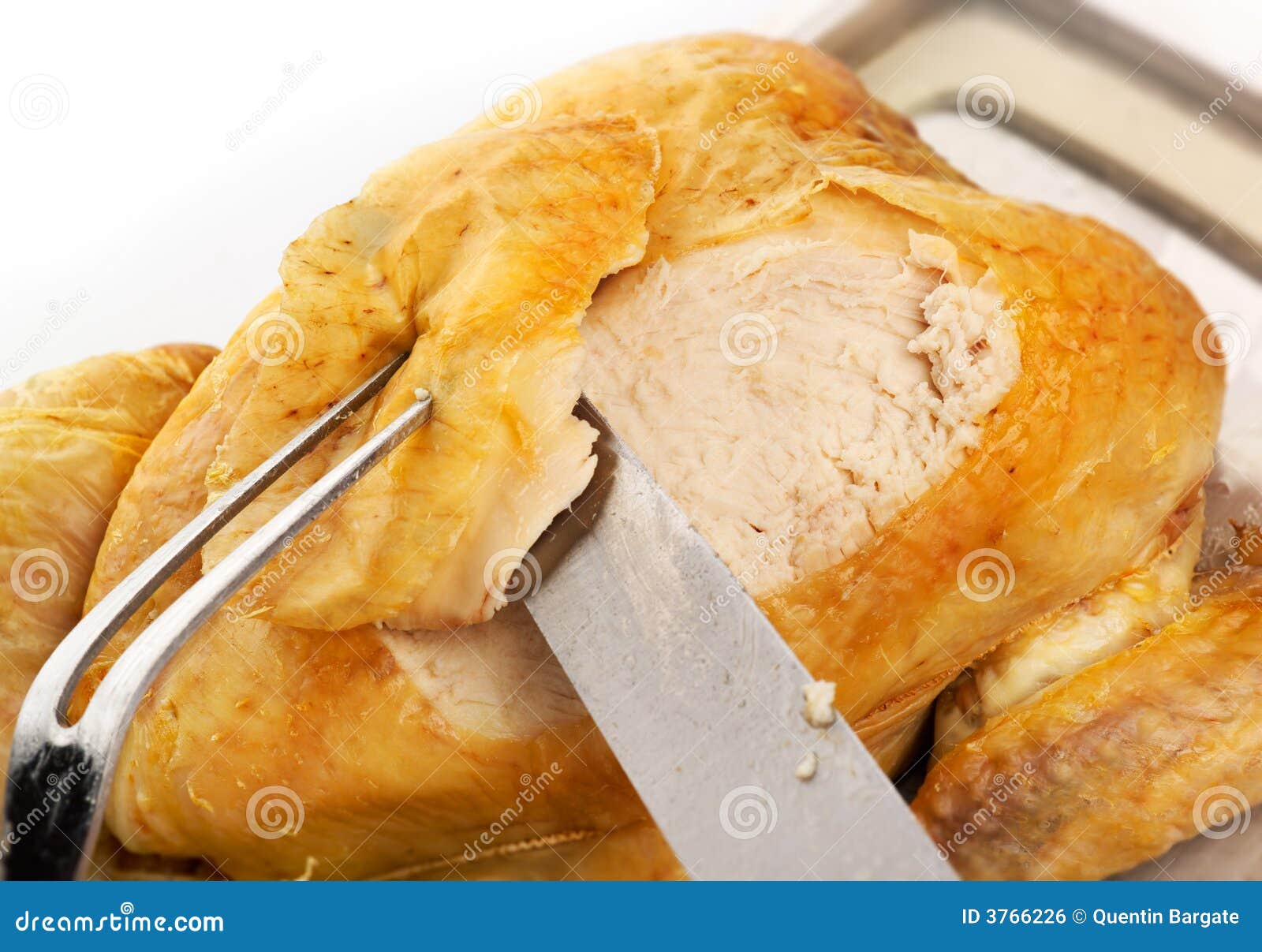 Talla Del Pollo De Carne Asada Foto de archivo - Imagen de asador ...