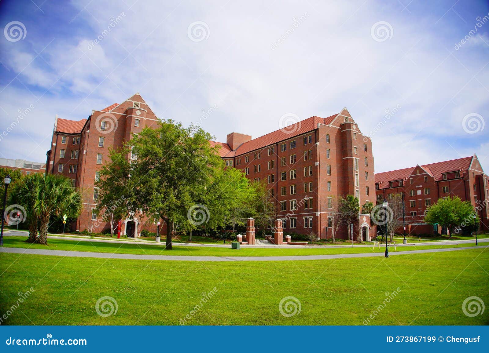 Florida State University Campus Building Stock Image - Image of ...