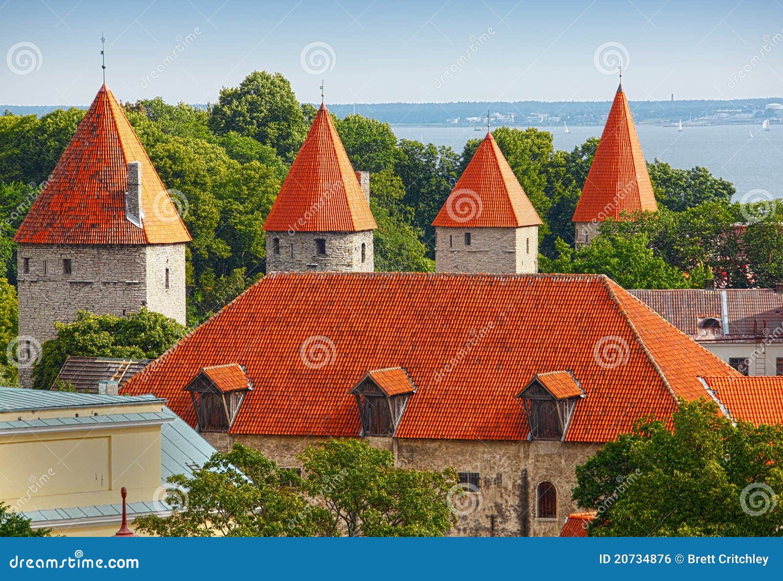Tallinn Estonia stock photo. Image of europe, rooftops - 20734876