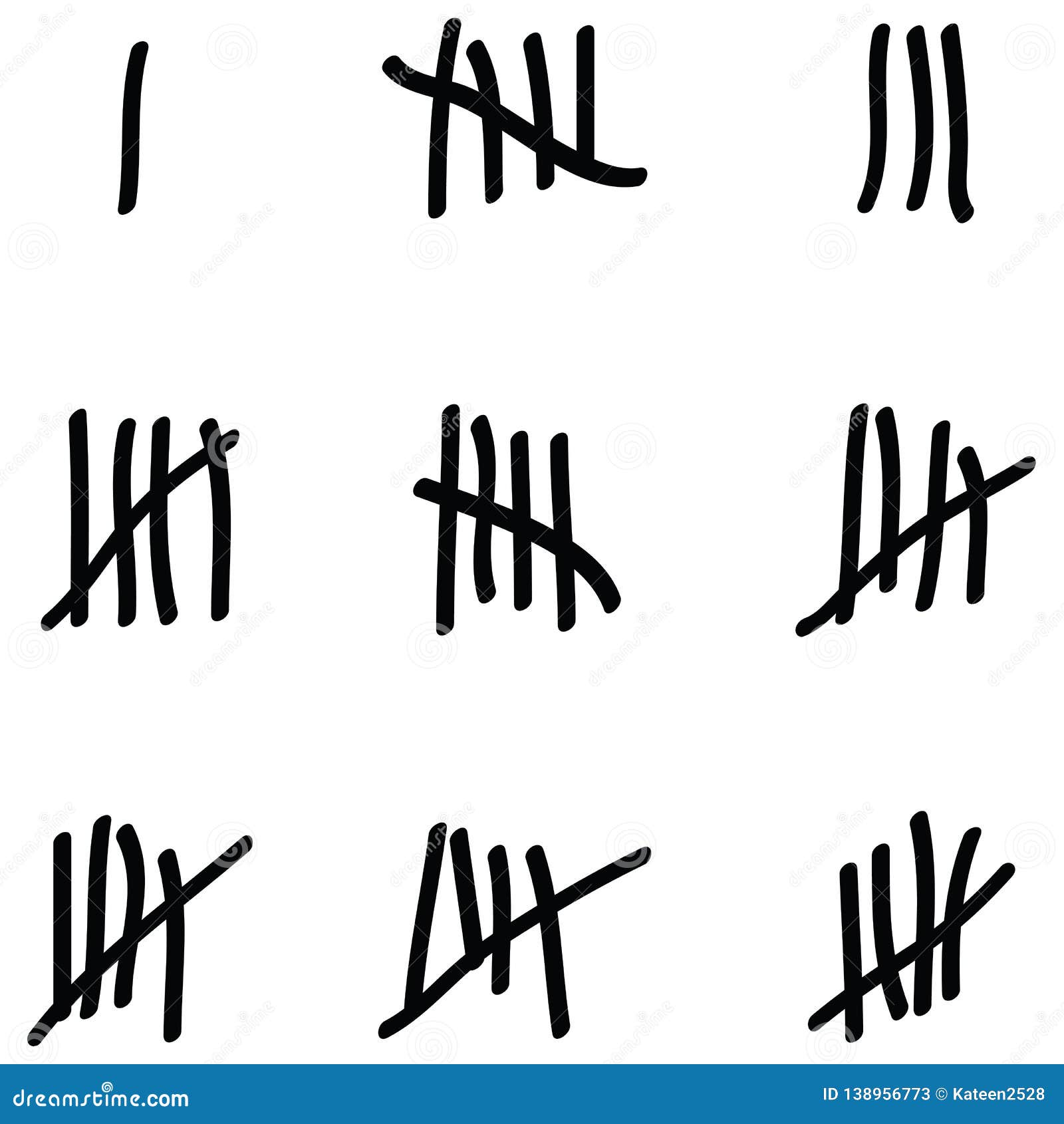 Tally Marks Vector Set | CartoonDealer.com #239100821 Tally Marks Vector Set | CartoonDealer.com #239100821
