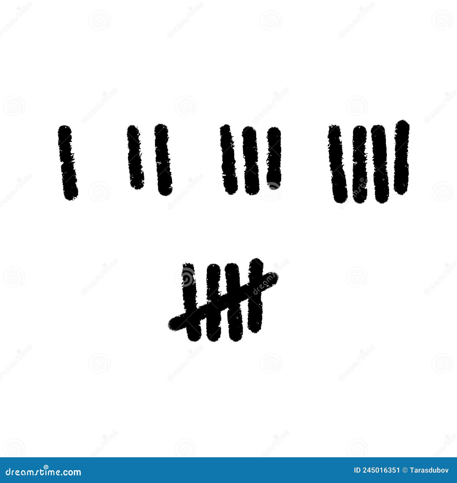 Tally Scratch Counting Marks, Waiting Numbers Vector Seamless Pattern ... Tally Scratch Counting Marks, Waiting Numbers Vector Seamless Pattern ...