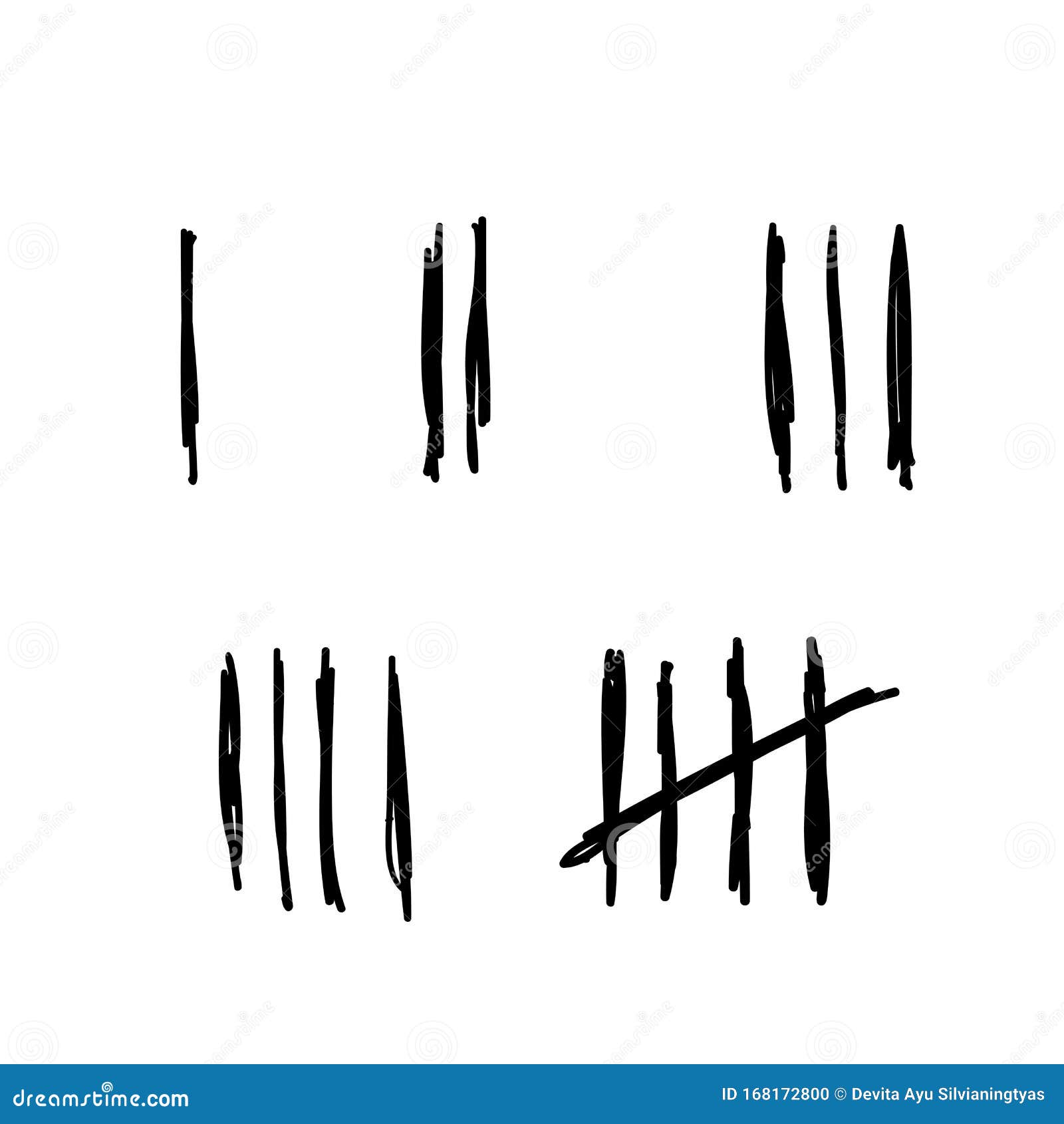 Tally Marks, Prison Wall Isolated. Counting Signs with Handddrawn ... Tally Marks, Prison Wall Isolated. Counting Signs with Handddrawn ...