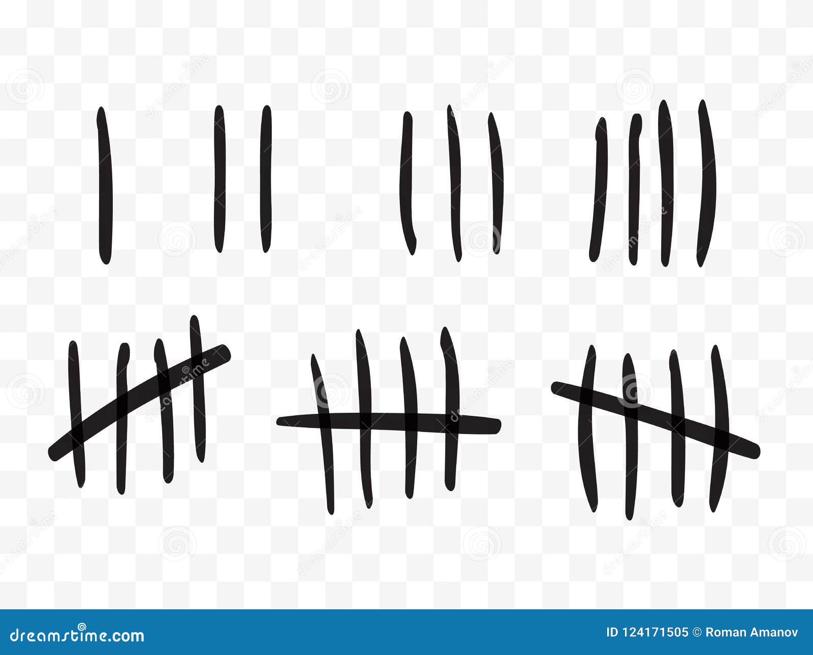 Tally Marks on a Prison Wall Isolated. Counting Signs Stock Vector ... Tally Marks on a Prison Wall Isolated. Counting Signs Stock Vector ...