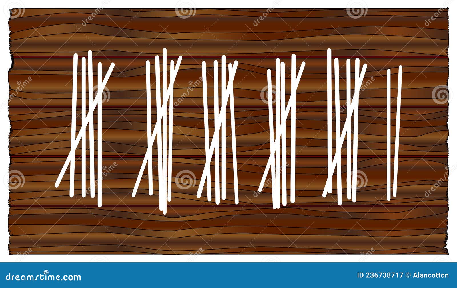 Tally Scratch Counting Marks, Waiting Numbers Vector Seamless Pattern ... Tally Scratch Counting Marks, Waiting Numbers Vector Seamless Pattern ...