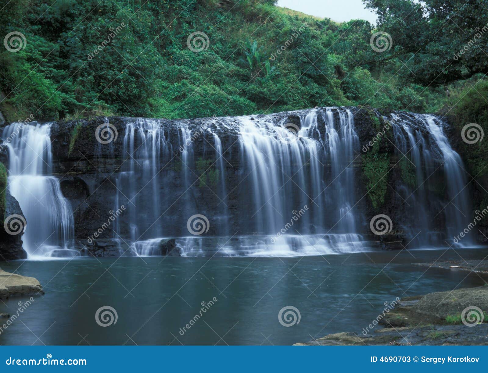 Talofofo falls stock image. Image of green, oceania, guam - 4690703