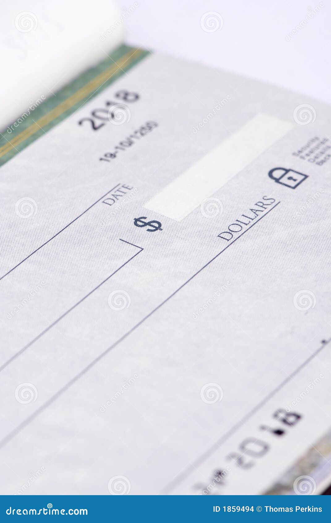 Talonario de cheques 3 foto de archivo. Imagen de billete - 1859494