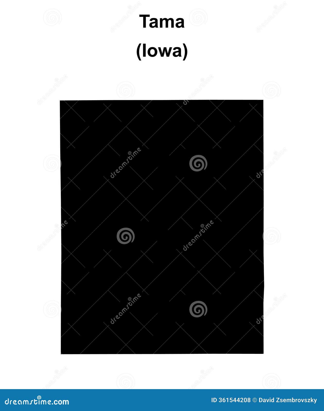 Tama outline map stock illustration. Illustration of detailed - 361544208