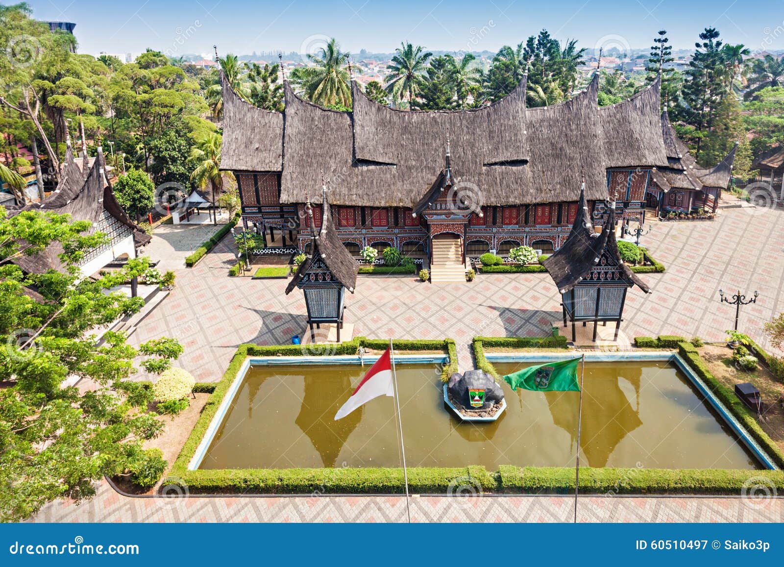 Taman Mini Indonesia fotografia editorial. Imagem de arte - 60510497