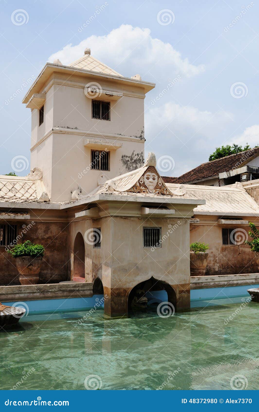 Taman Sari Water Castle in Yogyakarta. Java. Indonesia Stock Photo ...