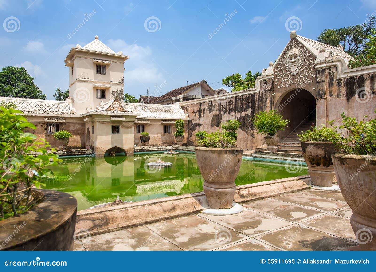 Taman Sari Water Palace of Yogyakarta, Java Island, Indonesia Stock ...